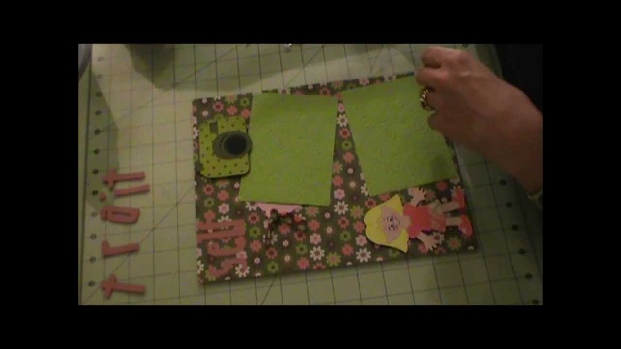 Self Portrait Scrapbook Layout - YouTube