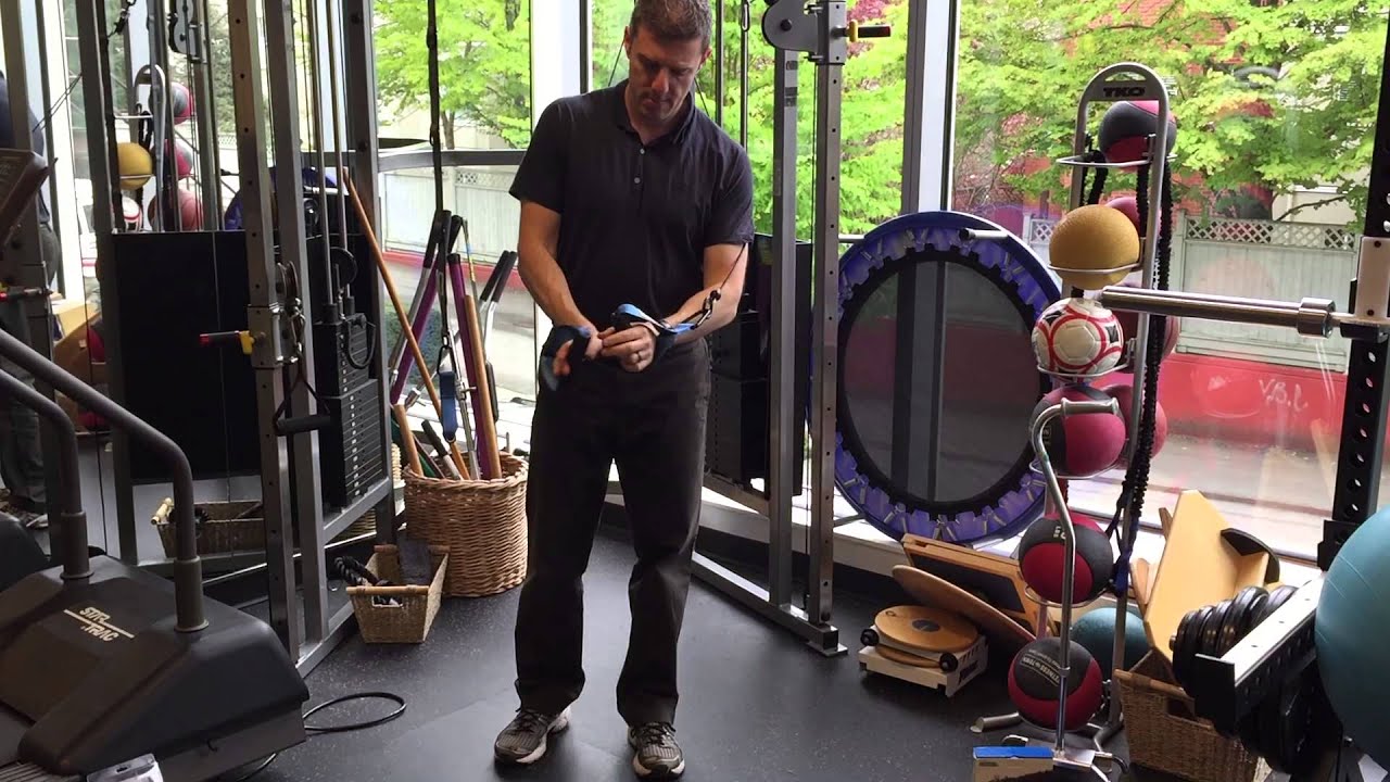 Physical therapy Exercise with Human Trainer Pulley - YouTube