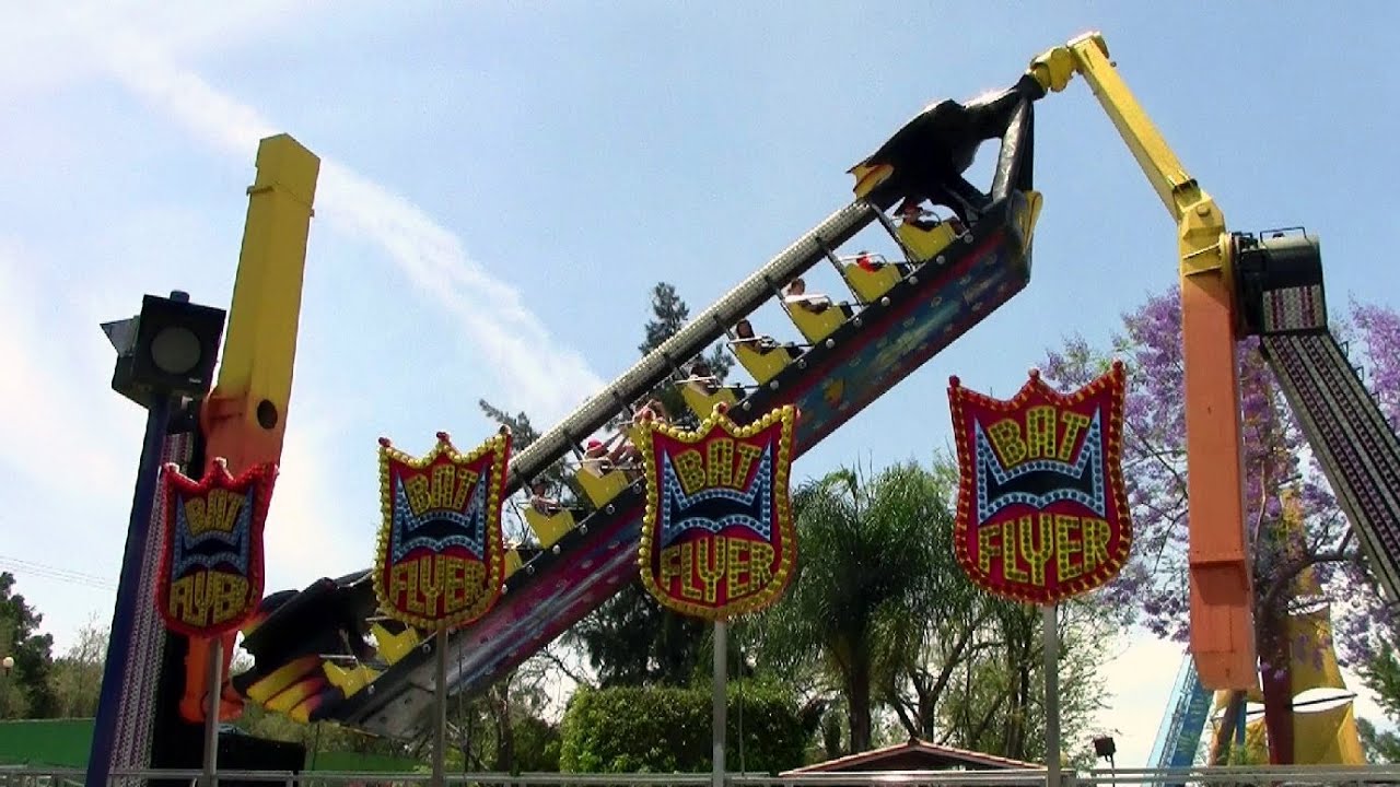 Bat Flyer HD off-ride Selva Magica, Mexico Mágica México - YouTube