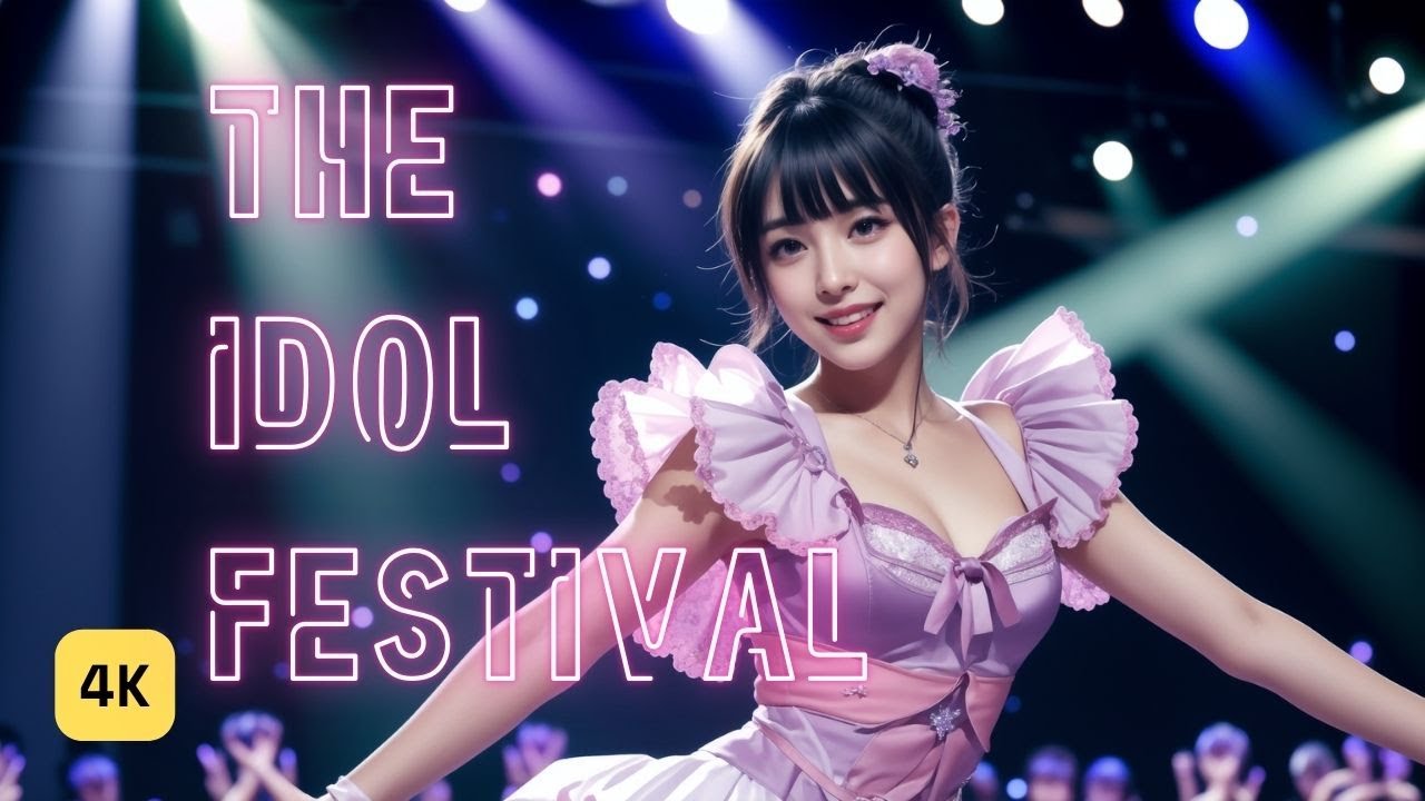 [4K] The Idol Festival アイドルフェスティバル LB63｜[Ai girl art lookbook] - YouTube