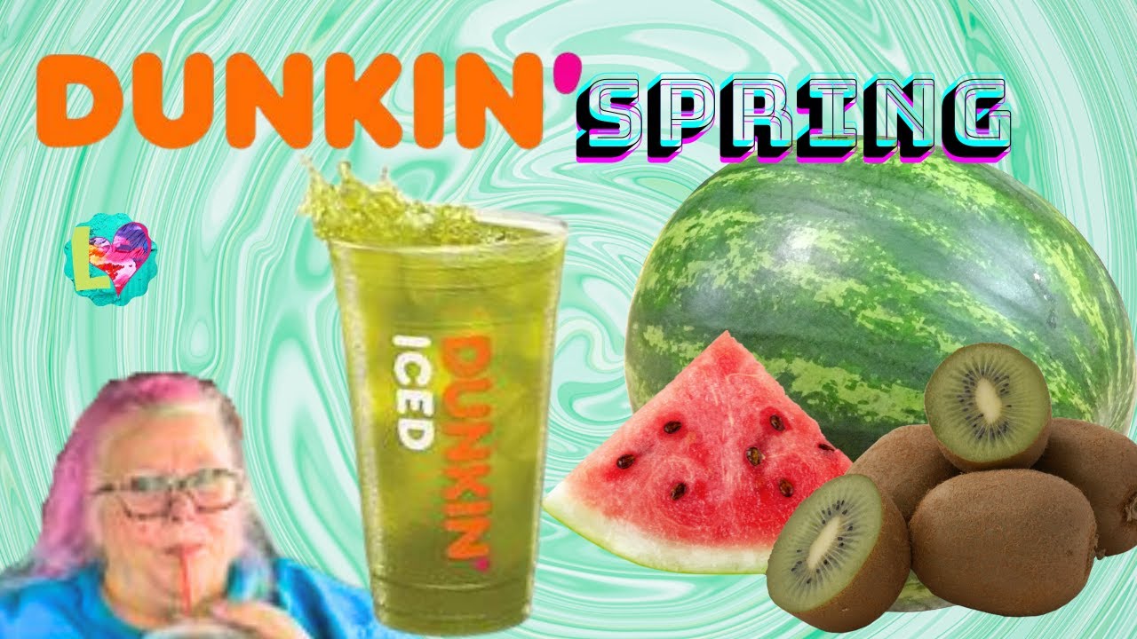 Spring Dunkin' Part 1: Watermelon Donut? #dunkin - YouTube