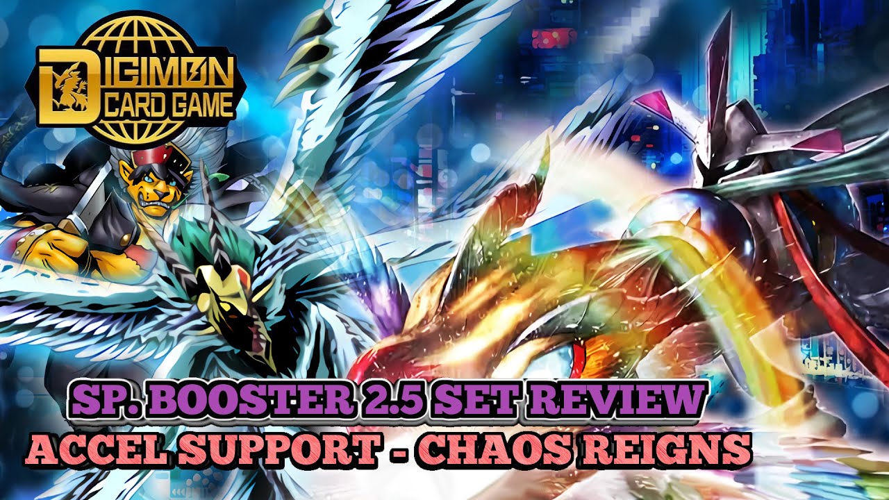 Digimon TCG | Sp. Booster 2.5 - BT20 Set Review - ACCEL Support! Chaos Ensues! - YouTube