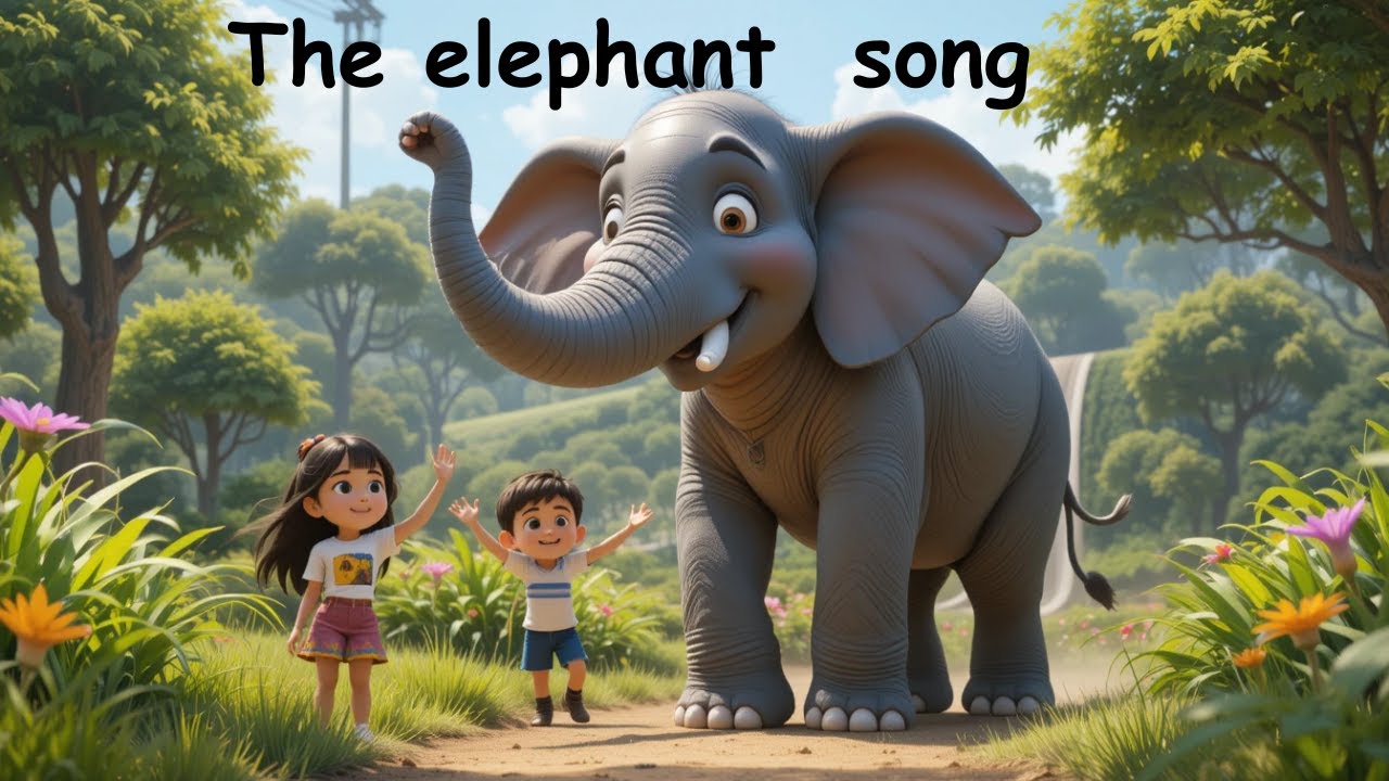 The elephant song, stomp, stomp, stomp, the elephant so big and fat ...