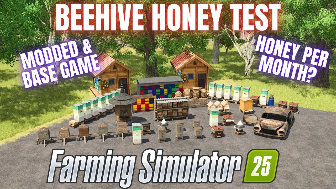 HONEY PRODUCTION TEST - Farming Simulator 25 - YouTube