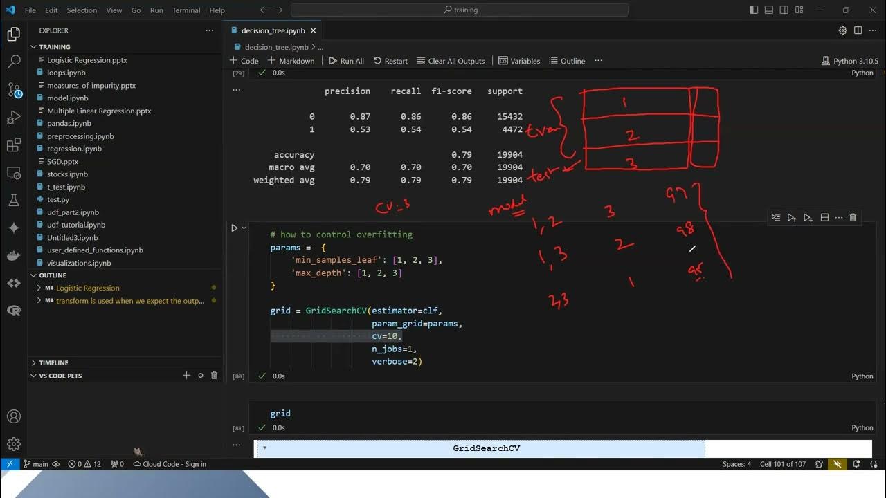 Decision Trees python implementation - YouTube