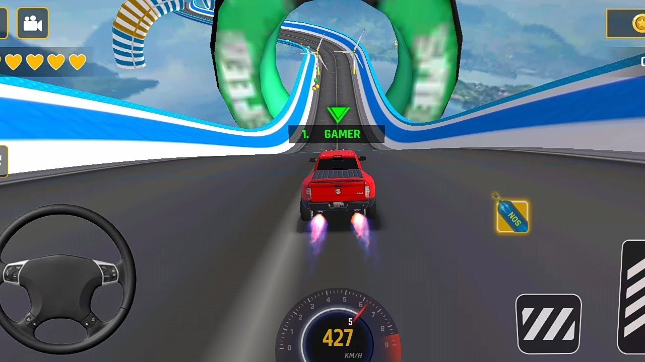 Speed Super Car Racing 3D Gameplay | Ramp Stunt• Level-20 | Smooth Game ...