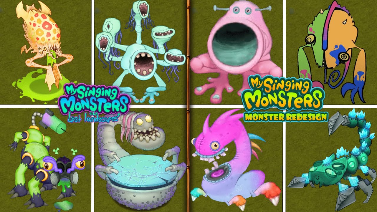 MonsterBox: DEMENTED DREAM ISLAND with Monster Fanmade Redesign | My ...