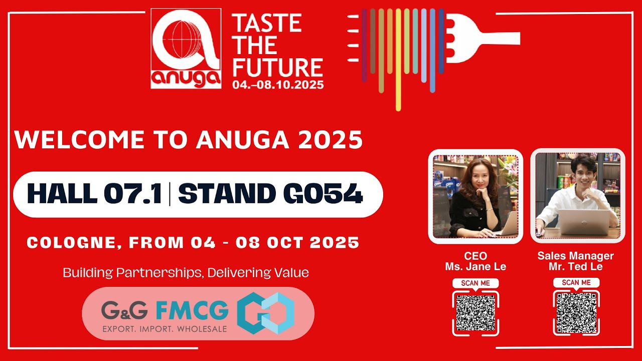 📍 Meet us at Anuga 2025 - Booth: Hall 07.1 | Stand G054 from October 4 ...