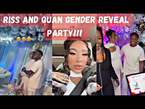 SNEAK PEEK OF RISS AND QUAN GENDER REVEAL PARTY - YouTube