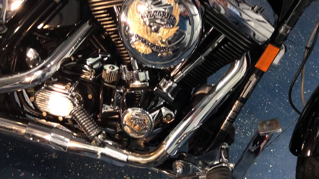1992 Harley Davidson FXR Engine Close Up - YouTube