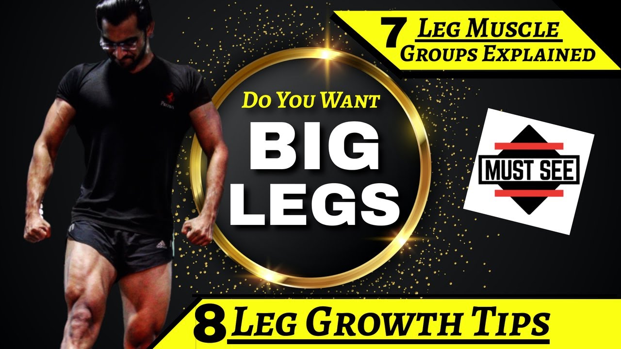 8 Leg Muscles growth Tips || All Leg Muscle Groups explained (हिंदी में ...