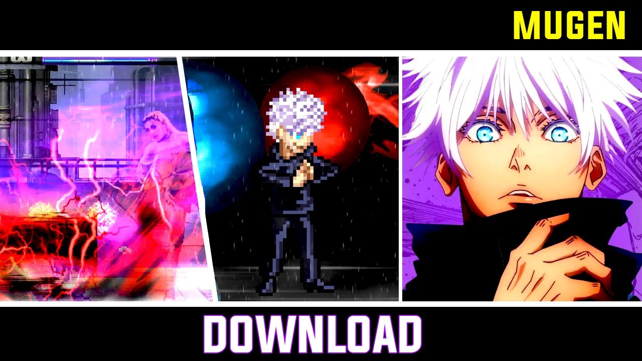 Gojo Satoru V3.1 by QINYAN | MUGEN JUS CHAR (link direto) - YouTube