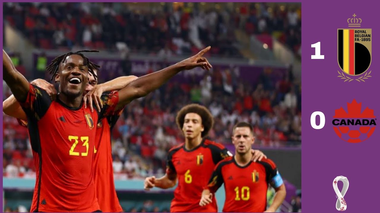 Belgique 1-0 Canada | Première mi-temps catastrophique ! Coupe du Monde ...