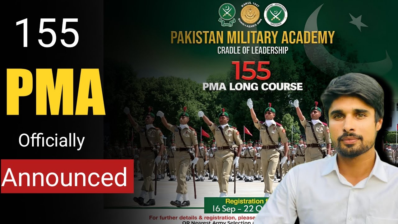 Join Pakistan Army Through PMA Long Course | 155 PMA LC Announced - YouTube