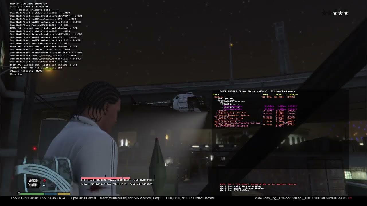 GTA V PS4 DEBUG BUILD: The Long Stretch - YouTube