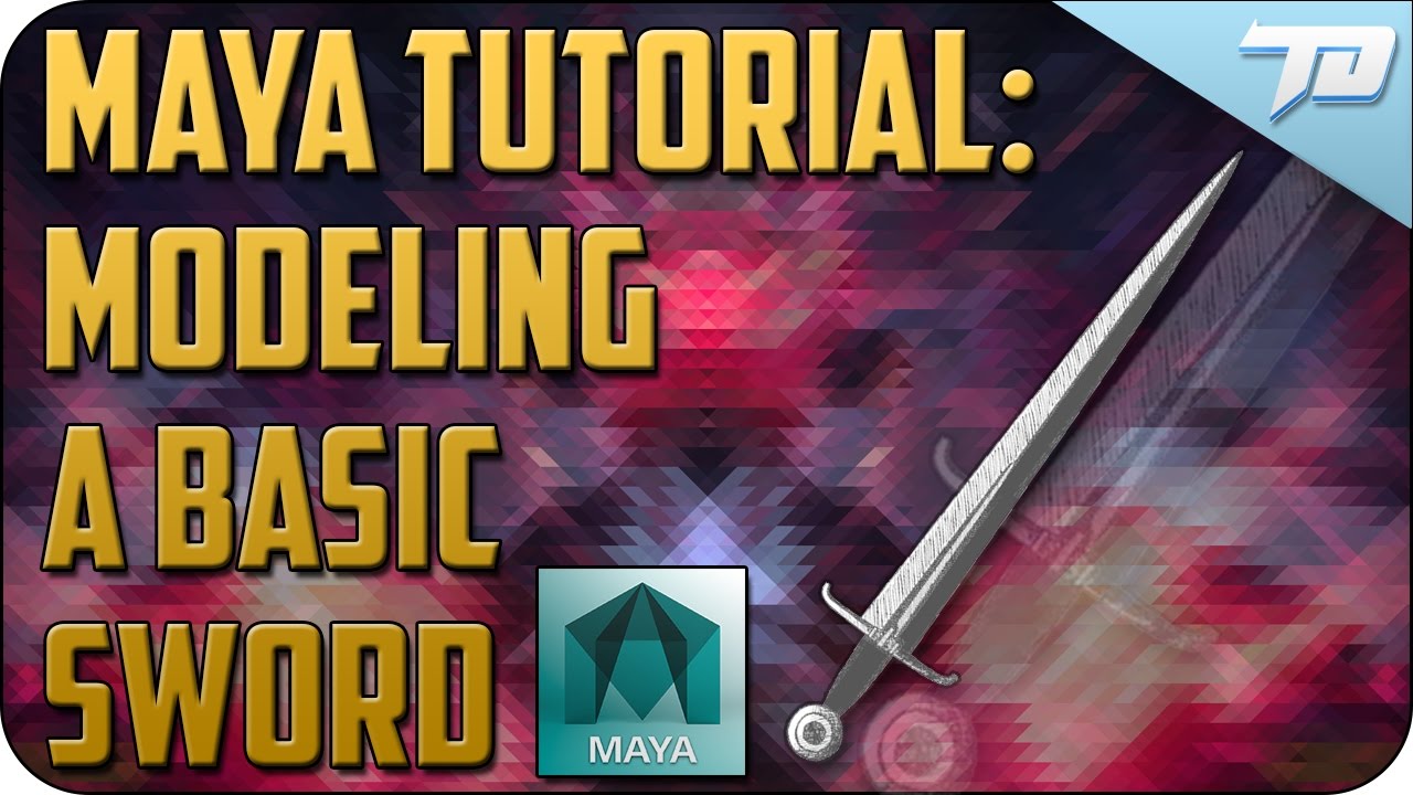 How To Model A Basic Sword In Maya| Modeling Basics In Maya - YouTube