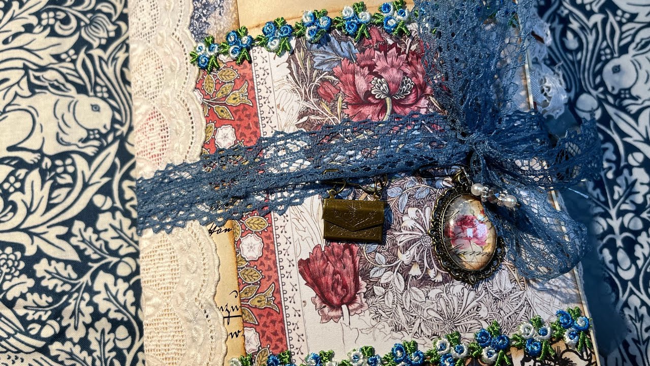 *WILLA* William Morris envelope journal *flip through ...