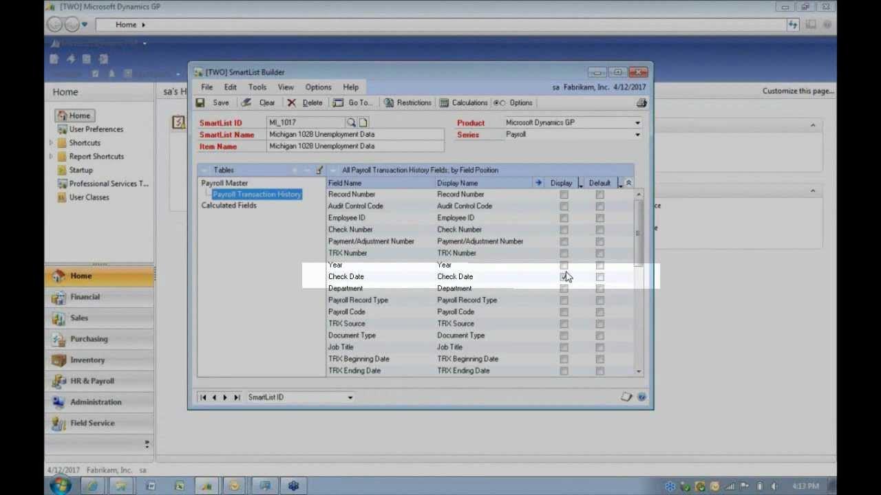 Dynamics GP SmartList Builder and Excel Export - YouTube