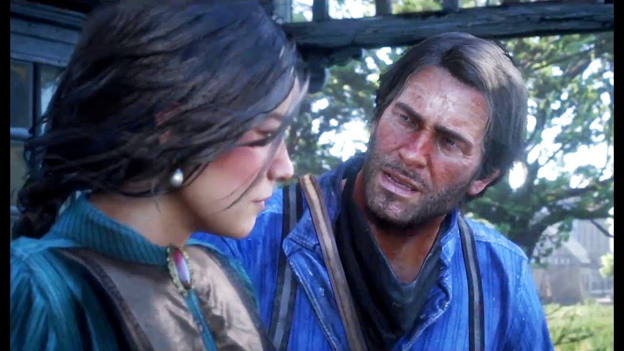 Red Dead Redemption 2 - Arthur meets his love Mary (We Loved Once and ...