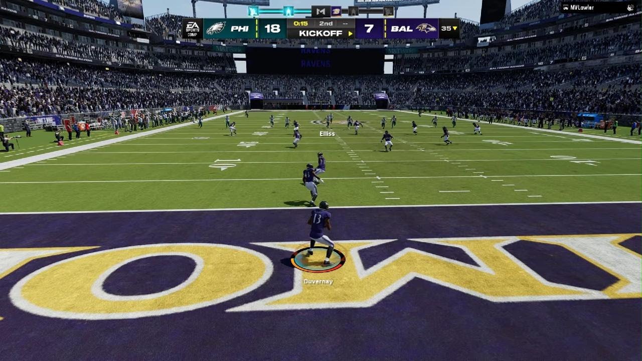 Madden NFL 24 H2H kickoff returned for TOUCHDOWN - YouTube