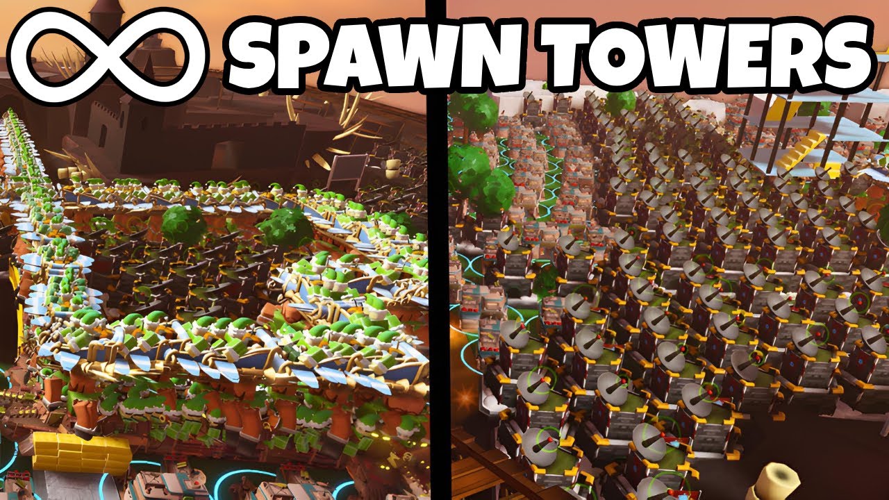 I Placed INFINITE SPAWNER TOWERS and BROKE THE GAME in Roblox Tower ...