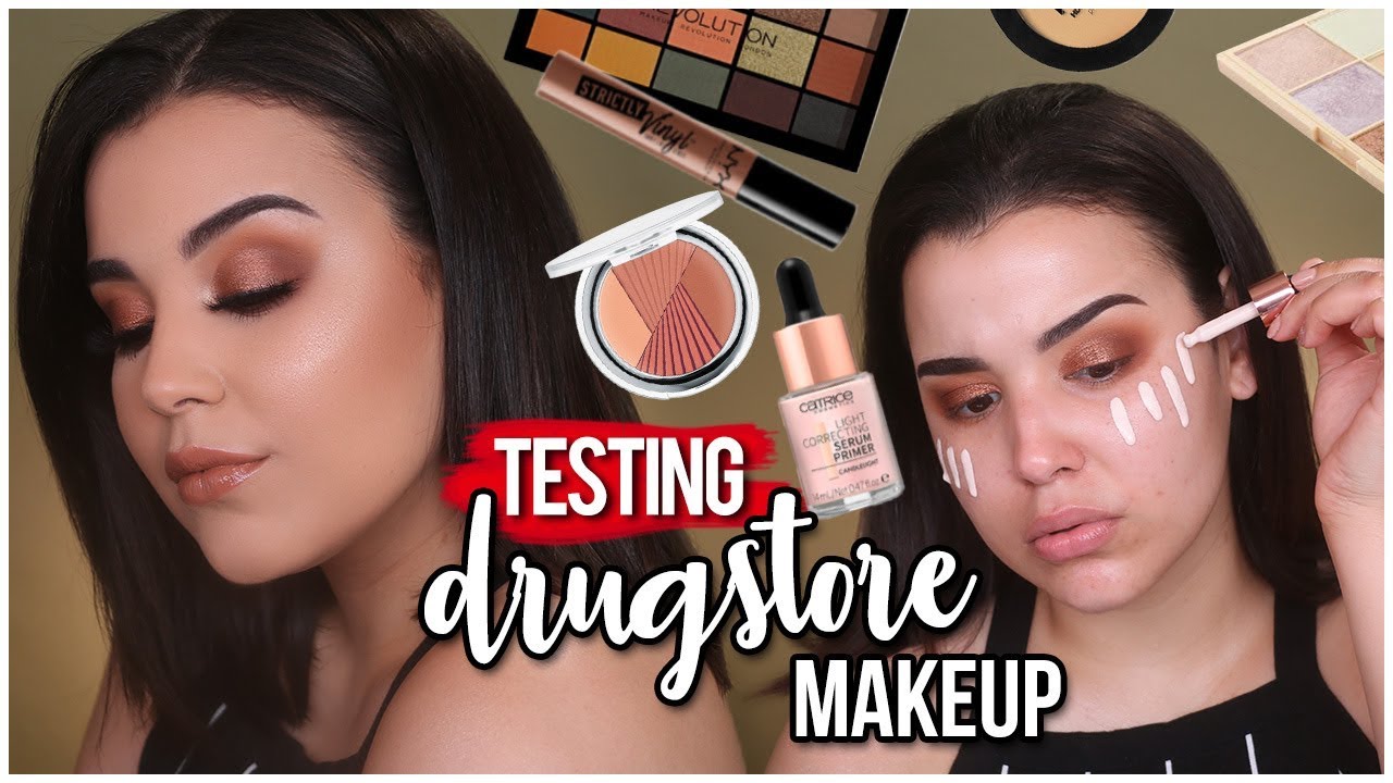 FULL FACE TESTING AFFORDABLE DRUGSTORE MAKEUP + FIRST IMPRESSIONS ...