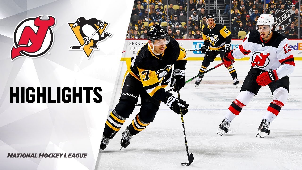 NHL Highlights | Devils @ Penguins 11/22/19 - YouTube