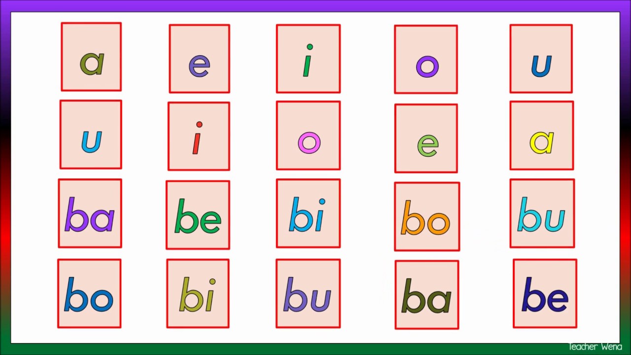 Bb || HAKBANG sa PAGBASA (part 2) - Mga Salitang Nagsisimula sa Titik ...