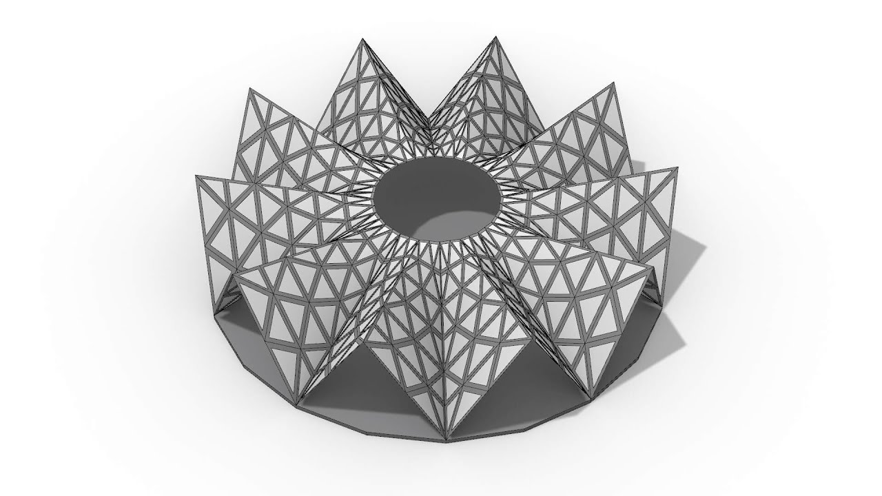 Rhino Grasshopper Lunchbox Parametric Roof Youtube