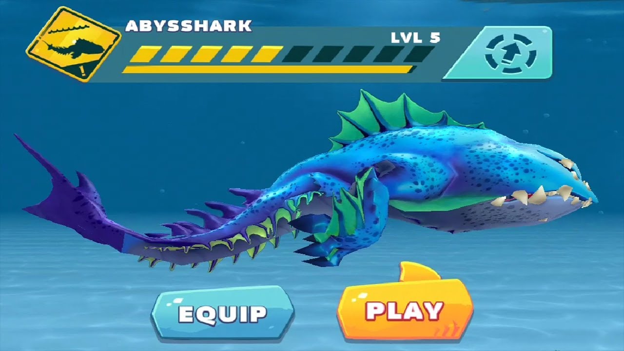 Hungry Shark Evolution - NEW Update Abysshark Unlocked - All 22 Sharks ...
