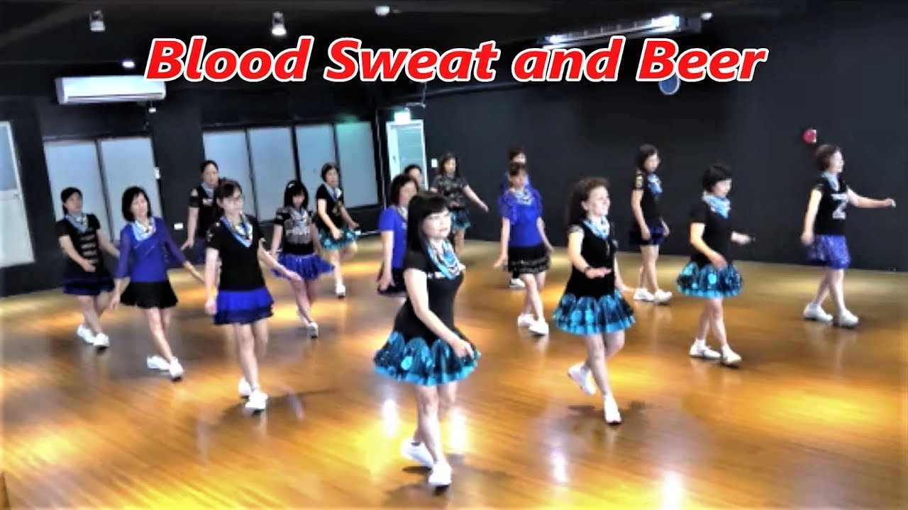 Blood Sweat and Beer｜Line Dance by Karl-Harry & Jonas｜Demo & Walkthru ...