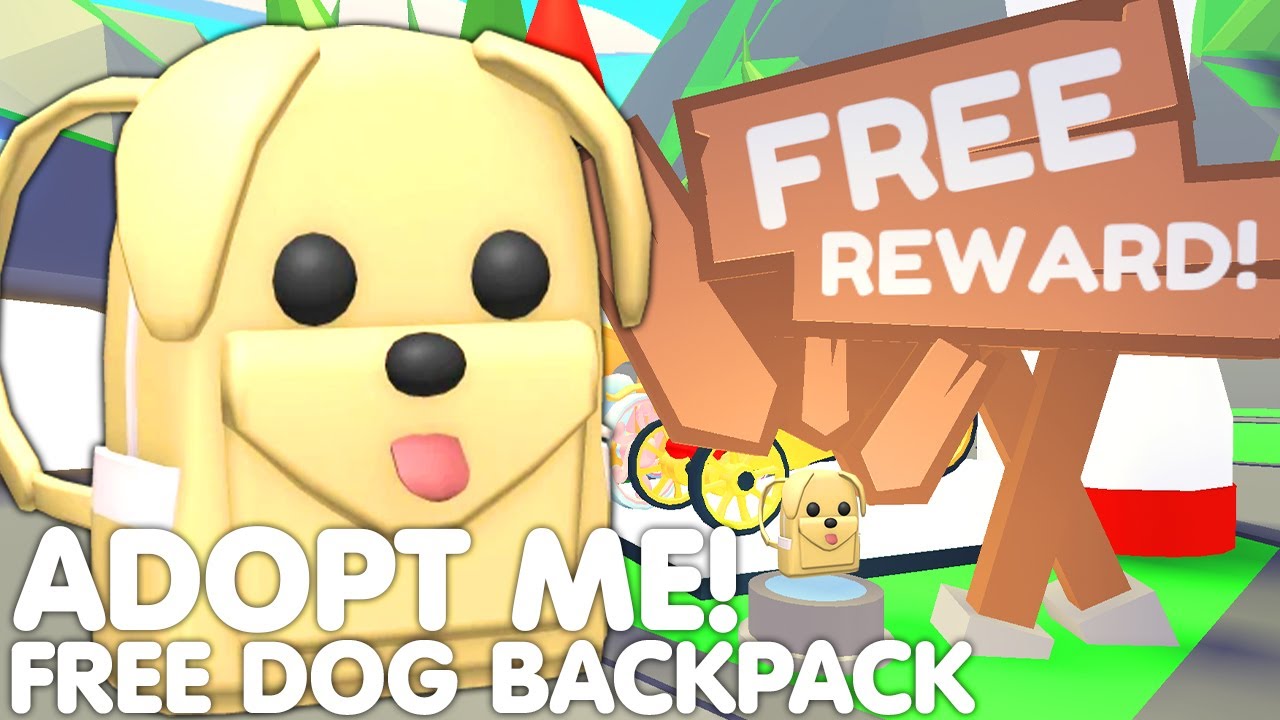 🔥HOW TO GET FREE NEW DOG BACKPACK IN ADOPT ME!👀CLAIM FREE SECRET ITEMS ...