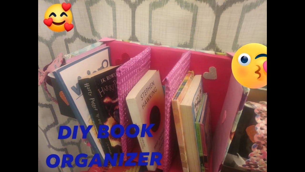 Beautiful Diy Book organizer 😍🤗|Book holder♥| |Best out of waste♻ ...