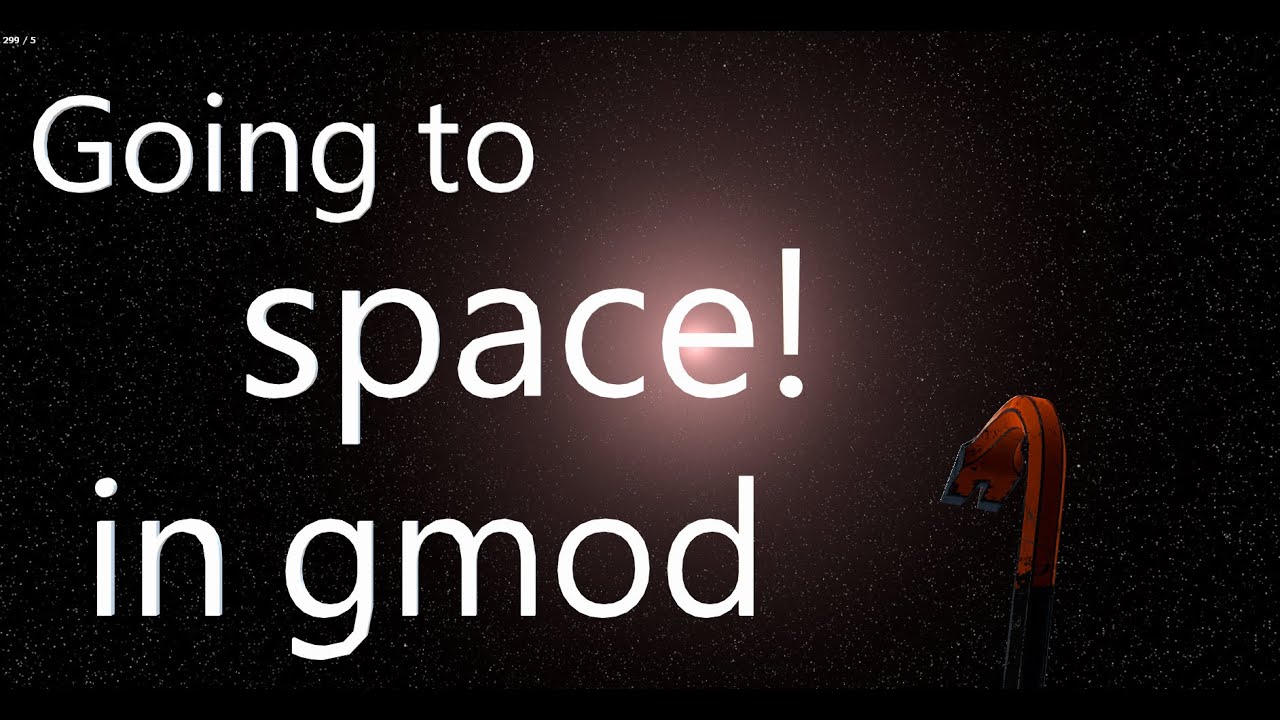 going to space in gmod! with a seat & balloons - YouTube