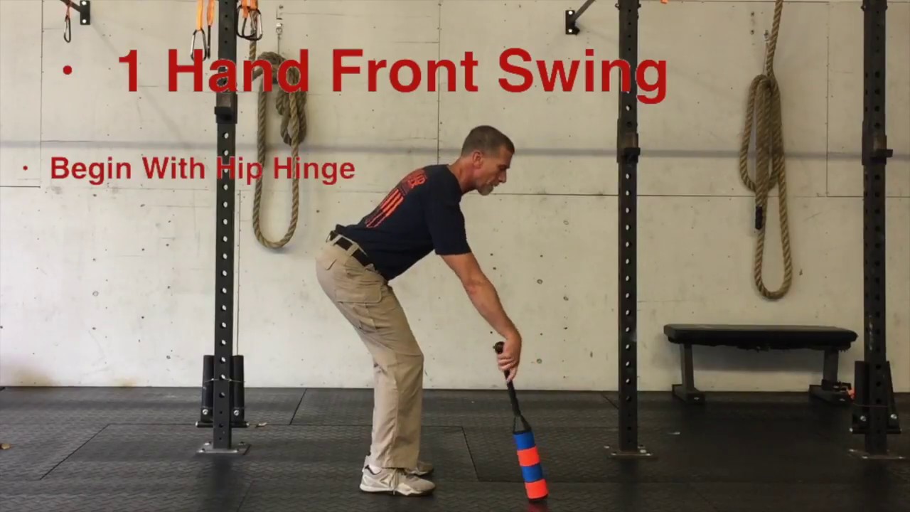 One Hand Front Swing | Steel Club Exercise Demonstrations - YouTube