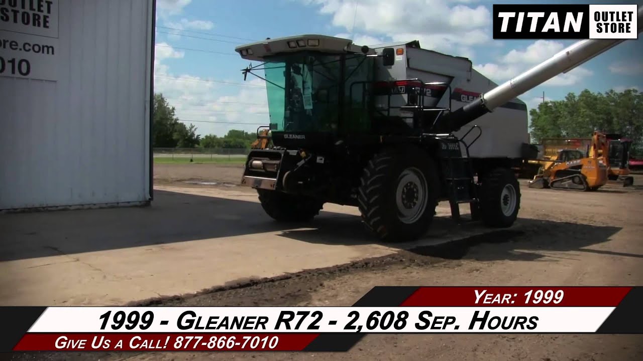 Gleaner R72, UPTIME READY!, 2608 Sep Hr, RWA, RT, Bin Ext. Combine Sold ...