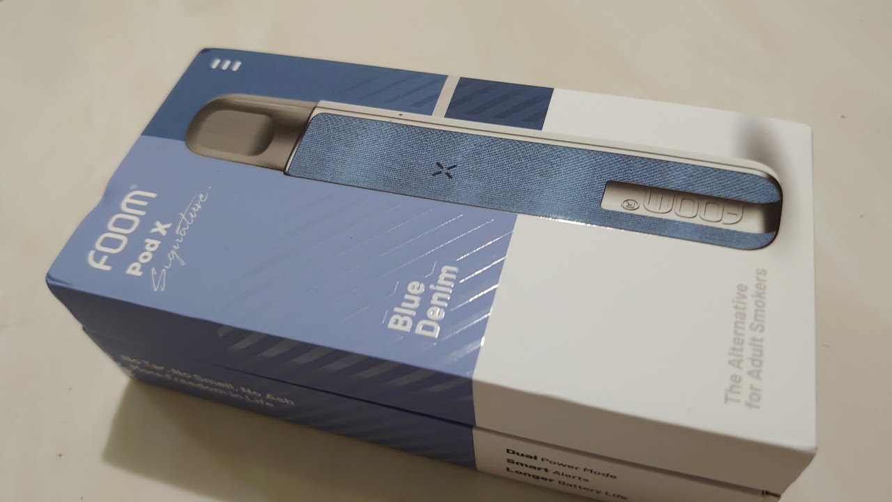 UNBOXING Foom Pod X Signature Blue Denim - YouTube