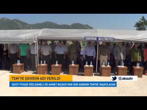 Şehit Bıçakcı’nın İsmi Toplum Sağlığı Merkezine Verildi