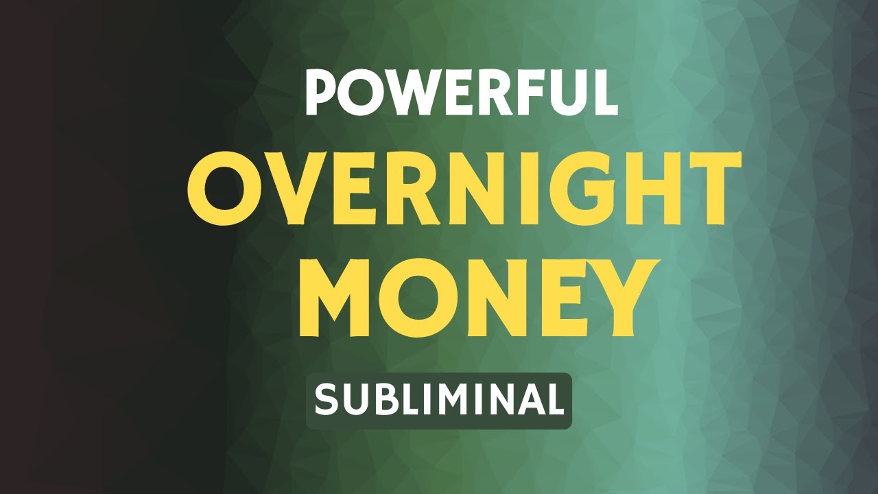 Powerful Overnight Money Subliminal with Binaural Waves at 4hz - Earn ...