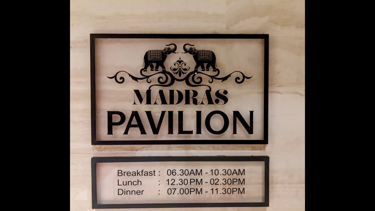 ITC | Grand Chola | Madras Pavillion | Buffet Dinner - YouTube