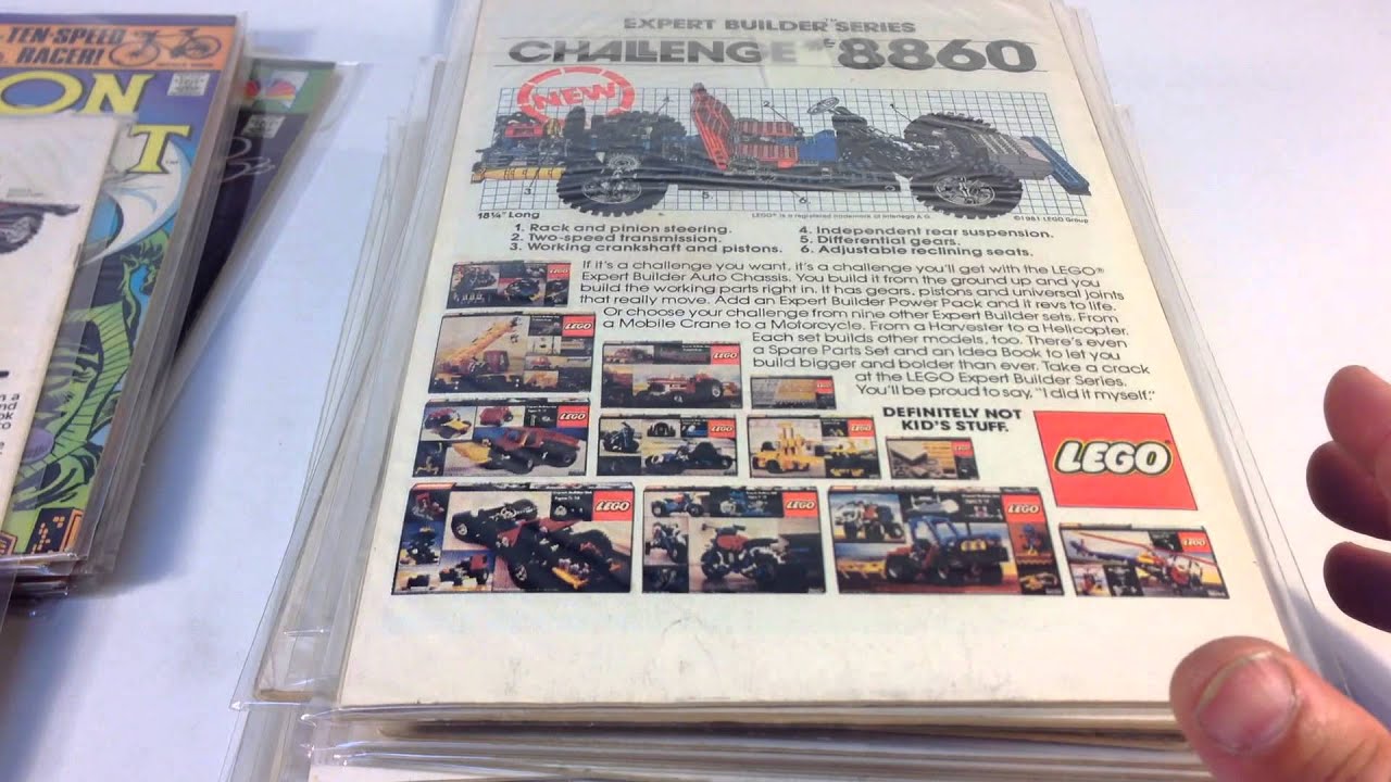 LEGO Technic Comic Book Ads from early 1980's - YouTube