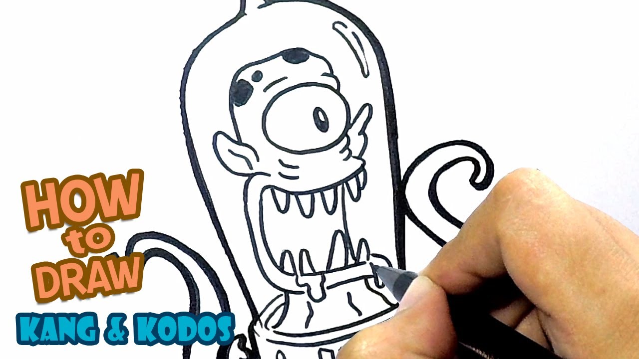 How to Draw Kang and Kodos | The Simpson | Cartoon - YouTube