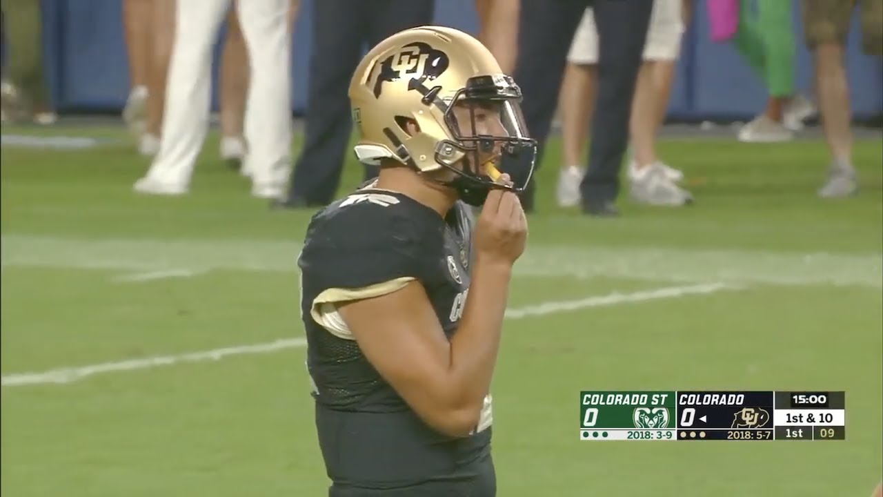 Steven Montez (Colorado QB #12) Vs. Colorado State 2019 - YouTube