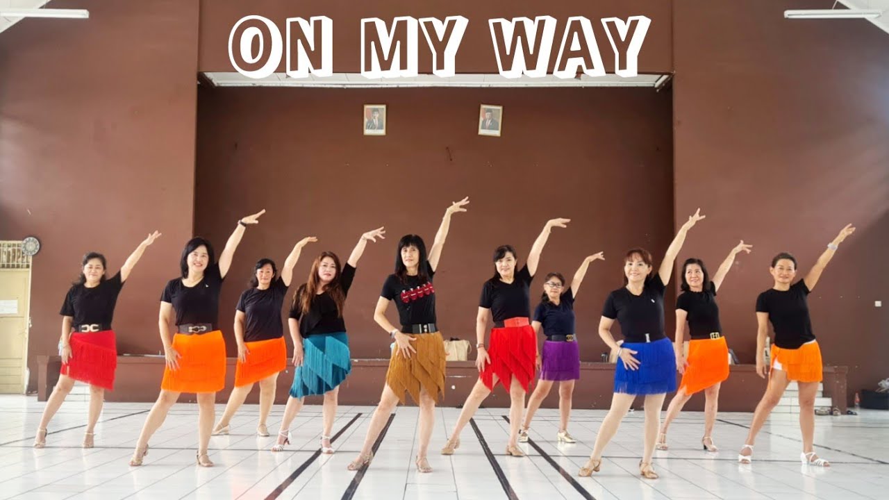 On My Way | LINE DANCE | Maria Nix (DE) - September 2022 | Demo by Bluma - YouTube