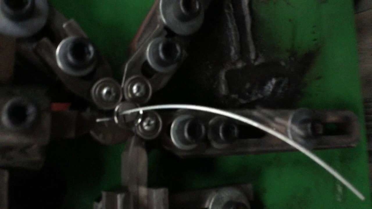 Key ring making machine - YouTube