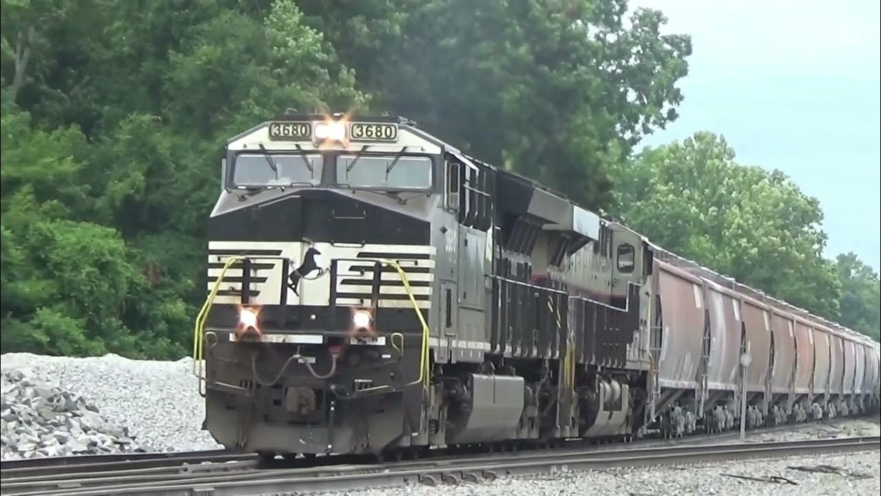 NS 367 w/ NS 8101 Central of Georgia Trailing in Millen, GA 7/2/24 - YouTube