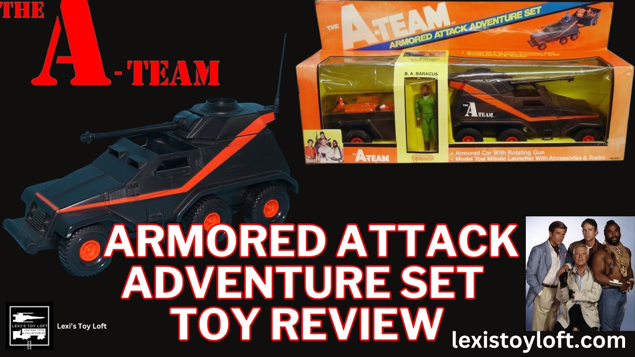 A-TEAM ARMORED ADVENTURE SET, A TEAM TOY, A-TEAM TOY, GALOOB - YouTube