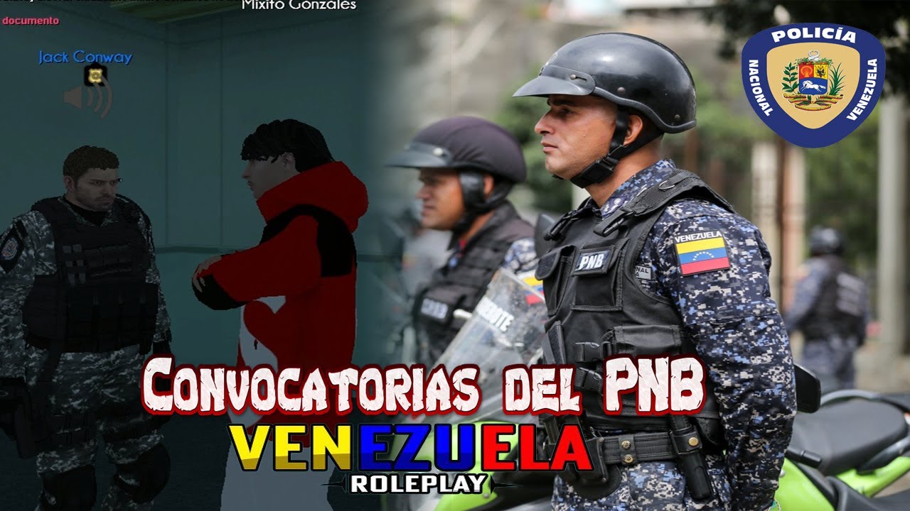 Convocatorias del PNB en Venezuela Roleplay - YouTube