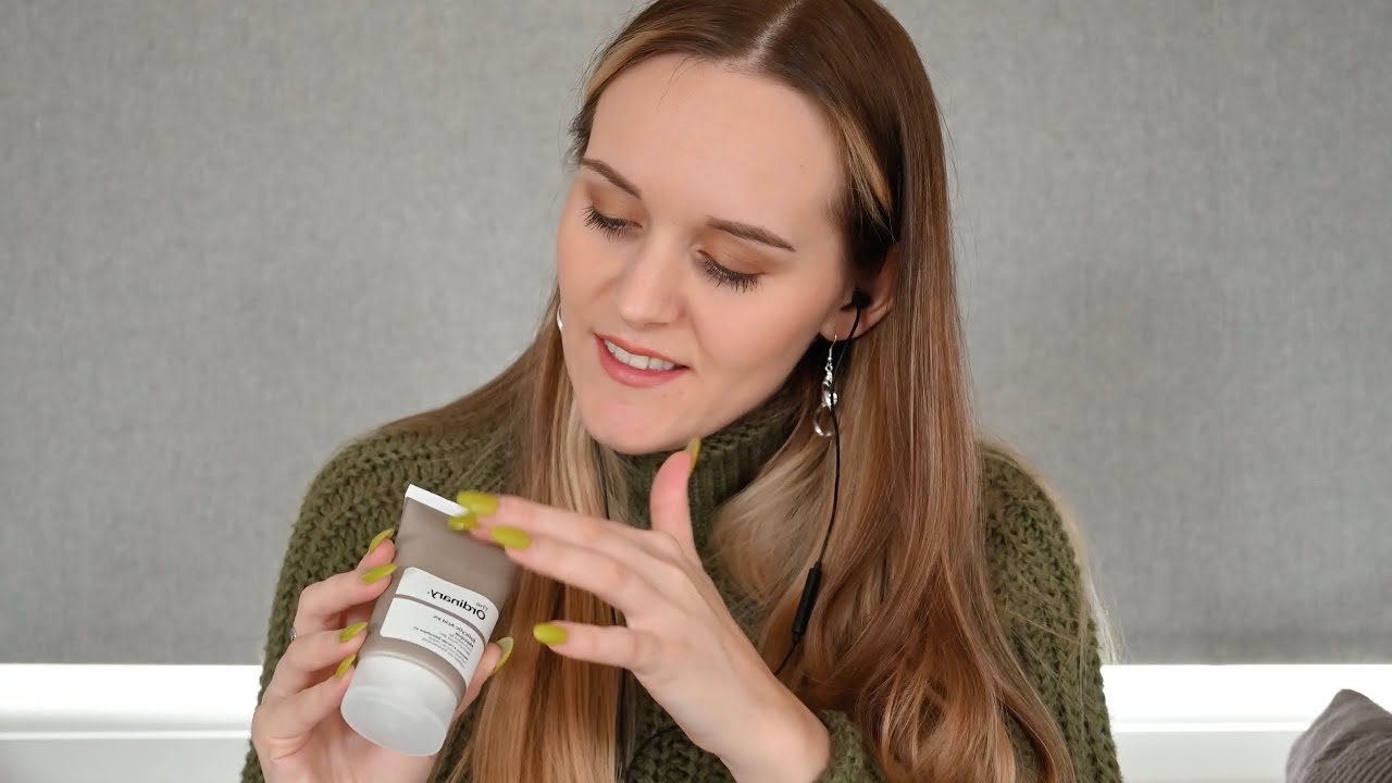 ASMR gentle tapping on my favourite skin products | Whisper - YouTube