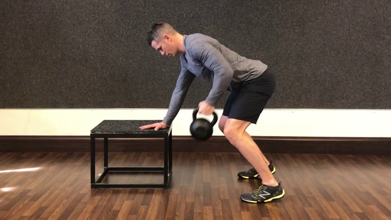Single Arm Bent Over Row - YouTube